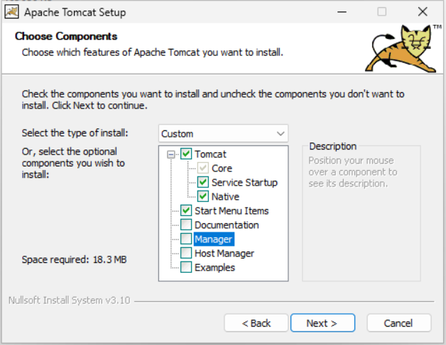Installing Tomcat 10